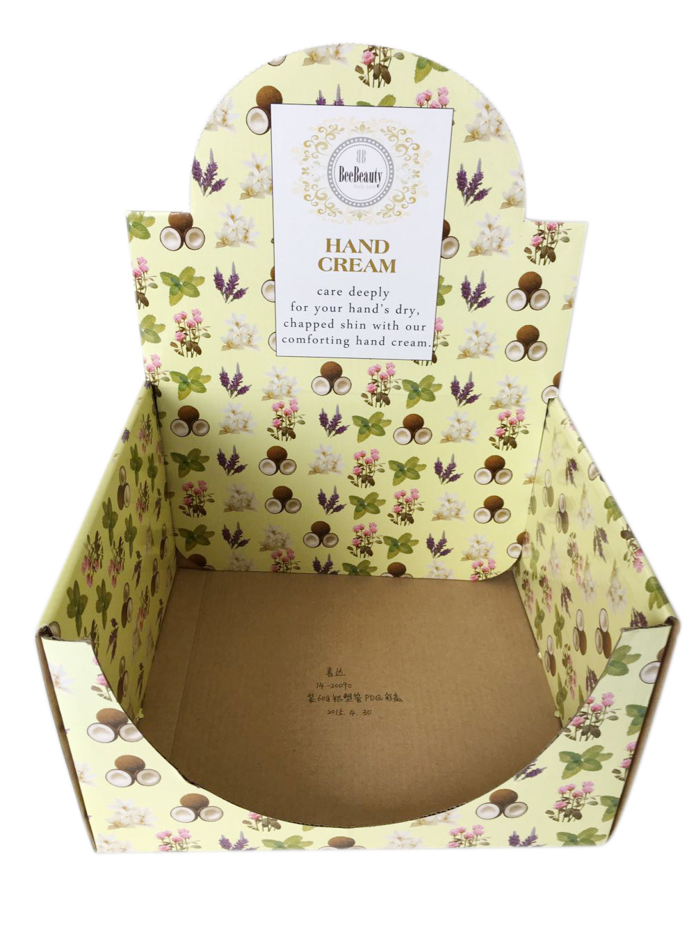 Food Cardboard Counter Display Boxes Corrugated Shipper Displays SGS ...