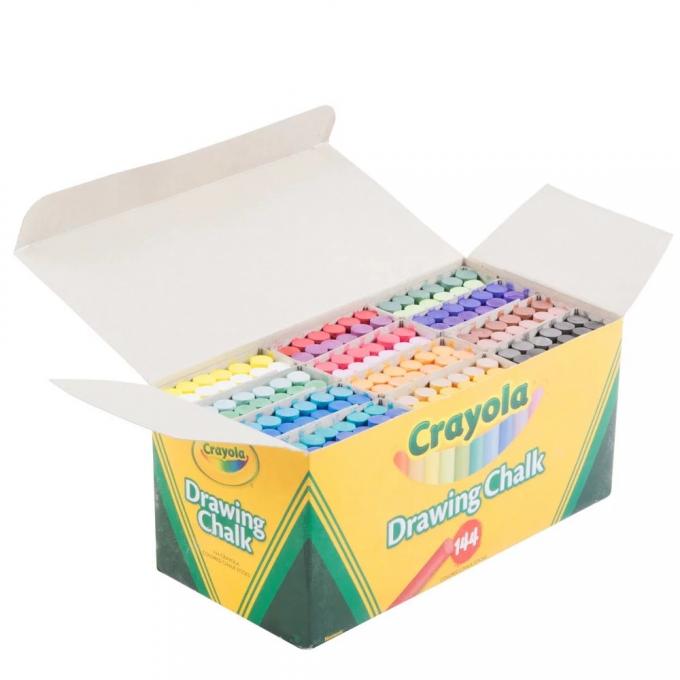 School Chalk Paper Packaging Box , Recyclable CMYK Small Paper Boxes